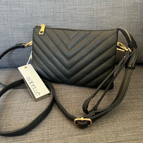 Isabelle Vegan | Bags | Nwt Isabelle Vegan Crossbody Bag Wristlet ...